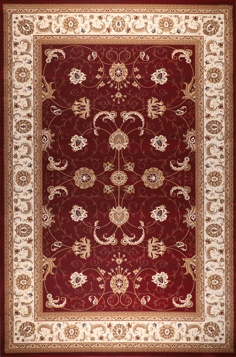 ELEGANCE-RED/CREAM – Canberra Rugs (Mayne Rugs & Flooring)
